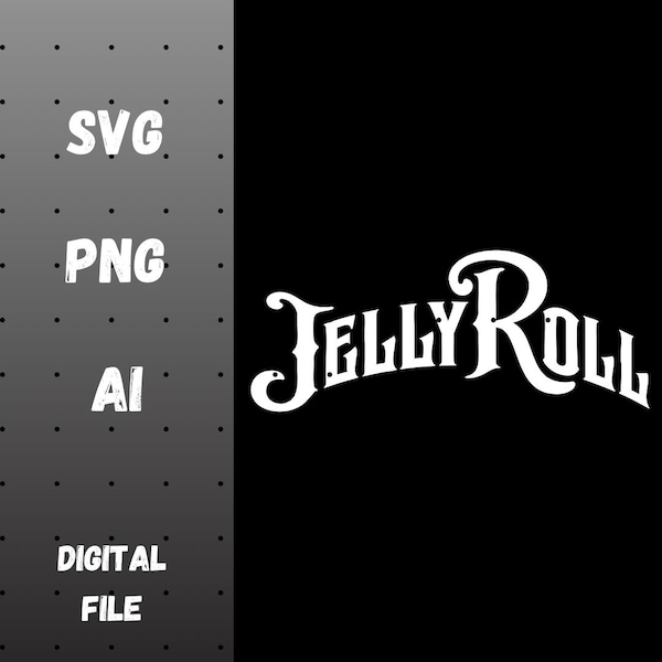 Jelly Roll Svg - Etsy