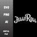 Jelly Roll SVG PNG Logo Design for DTF Printing | Country Music ...
