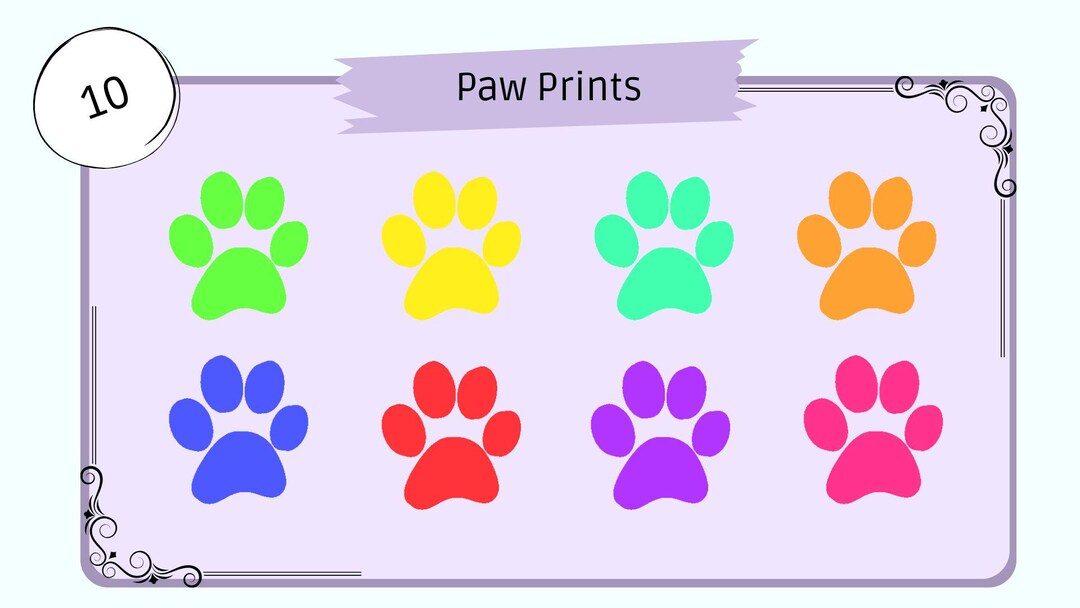 10 Paw Prints Animated Emote for Twitch, Youtube and Discord - Etsy UK
