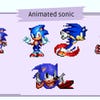 ANIMATED Sonic the Hedgehog Emote Twitch or Discord, Kawaii Emotes ...