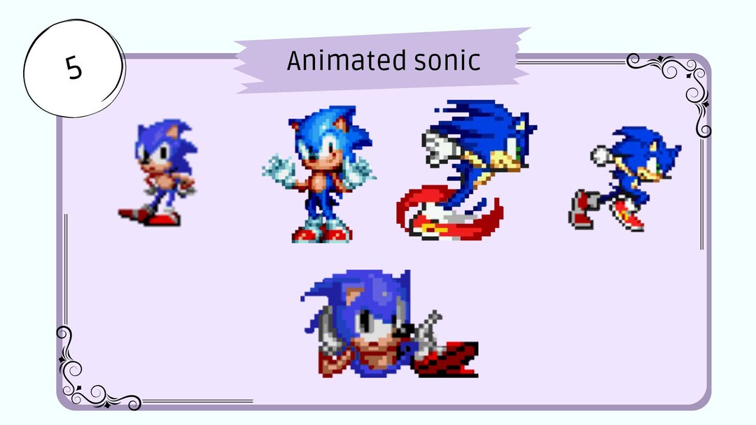5 Sonic Animated Emote for Twitch, Youtube and Discord - Etsy Canada