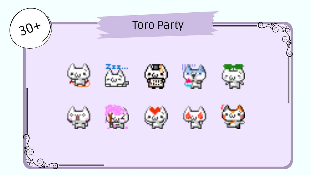30+ Toro Party Animated Emote for Twitch, Youtube and Discord - Etsy