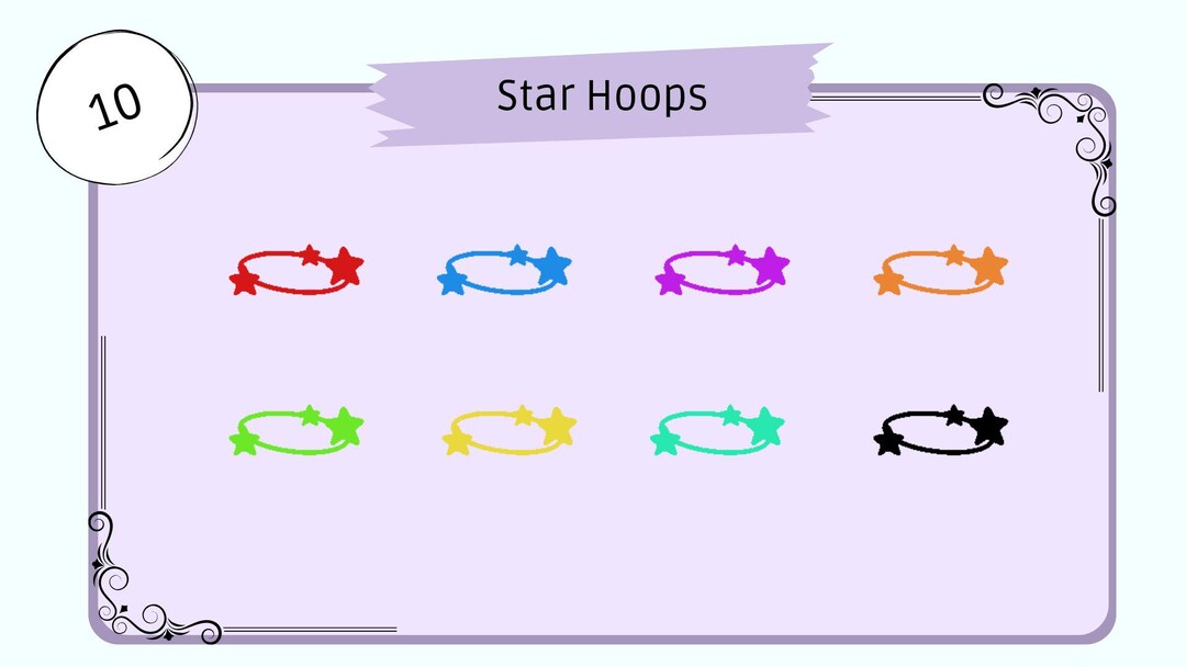 10 Star Hoops Animated Emote for Twitch, Youtube and Discord - Etsy