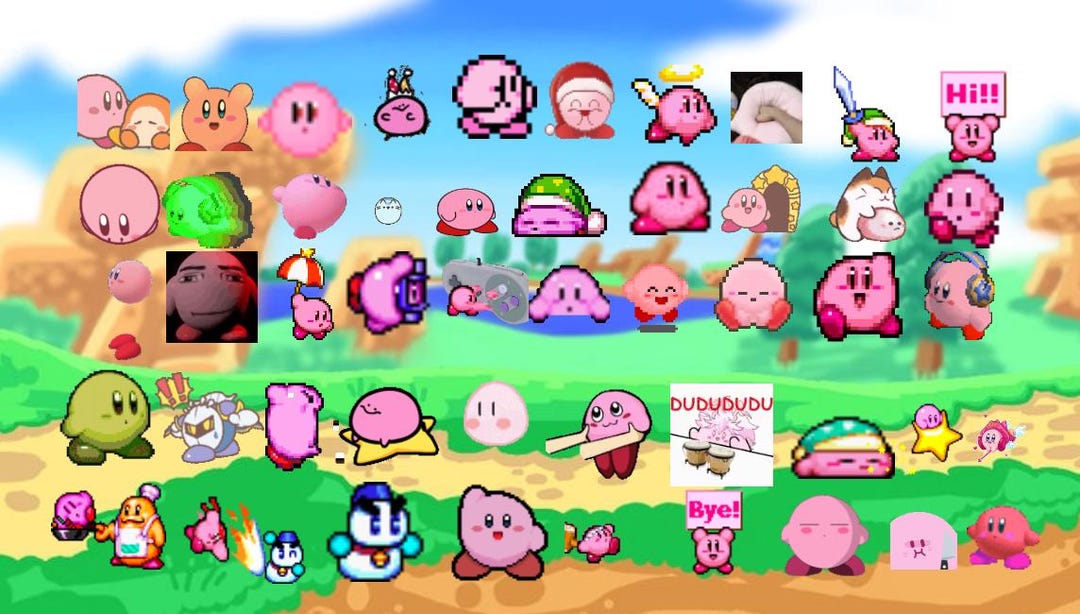 50 Kirby Animated Emote for Twitch, Youtube and Discord - Etsy