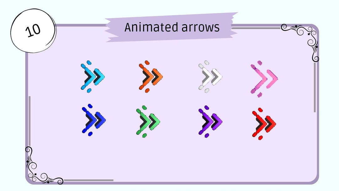 10 Animated Arrows Emote for Twitch, Youtube and Discord - Etsy