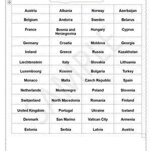Printable Geography Activity for Kids - Cut and Paste Map Labels ...