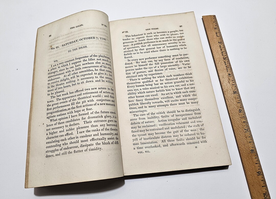 1824 Worn Book Rag Cotton Text Pages - Etsy