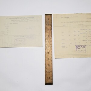 6 Antique Mill Receipts 1900s to 1910s - Etsy