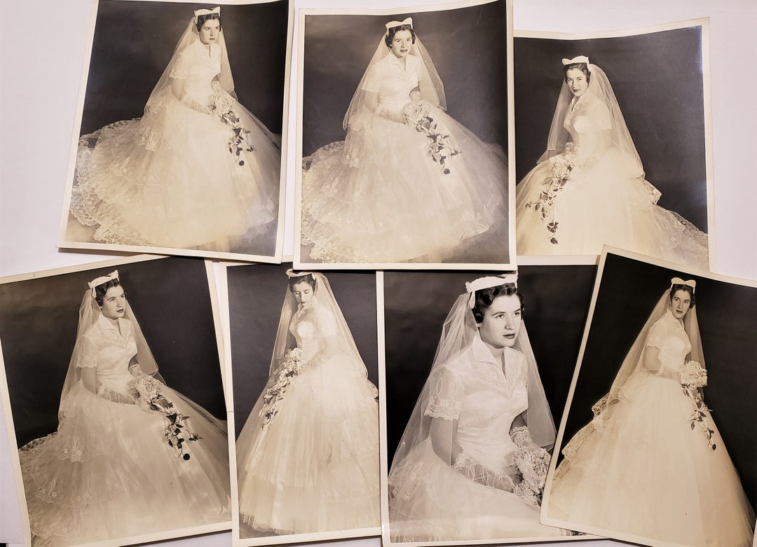 1957 Bride - ONE Vintage Photograph - Etsy