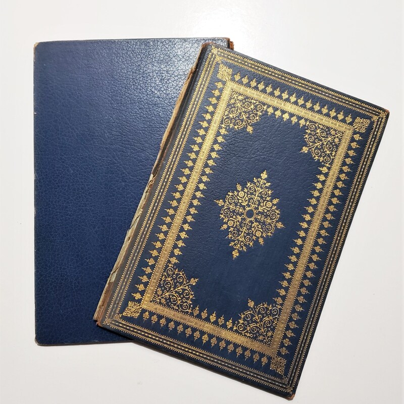 Leather Book Cover - Etsy