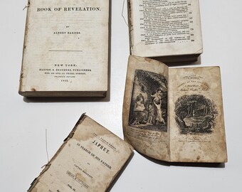 1800s Worn Books ONE Text Block studio B - Etsy