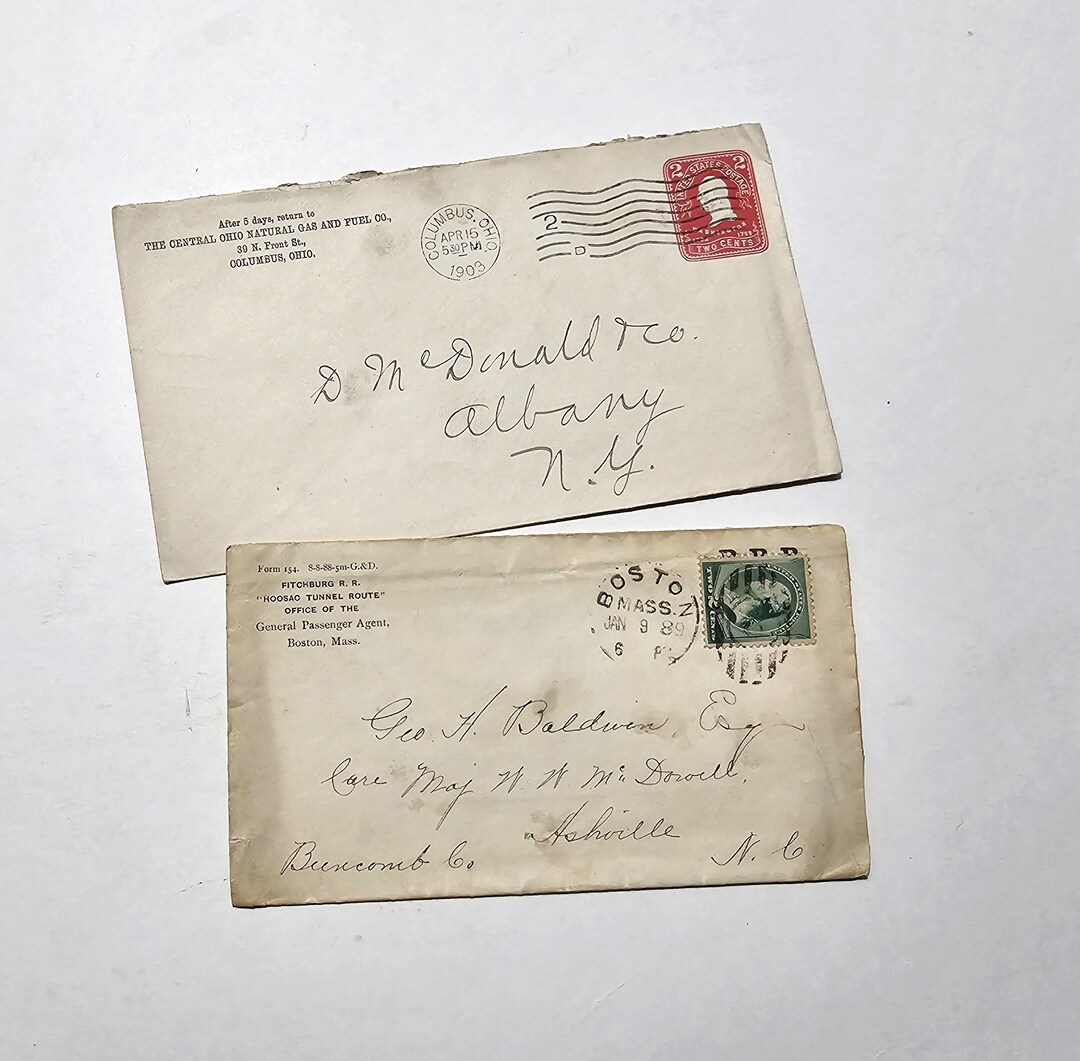 Vintage/antique Empty Envelopes - 2 - Etsy