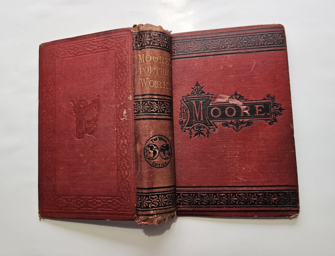 1875 Antique Red Book Covers - Etsy