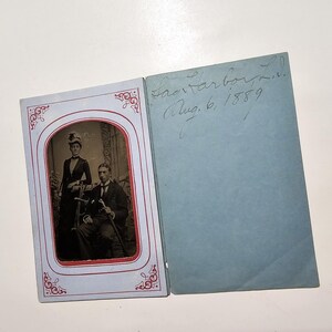 1889 Tintype With Original Holder - Etsy