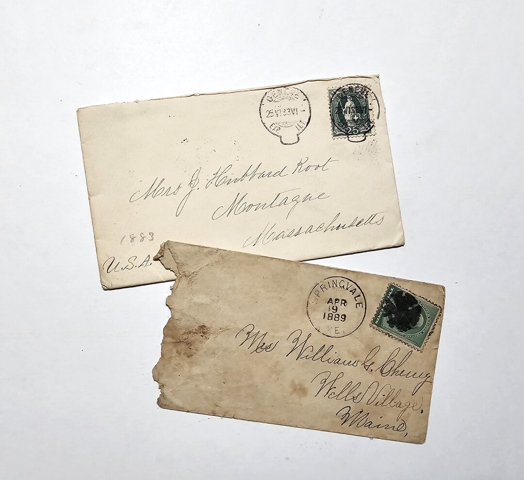 1800s Empty Antique Envelopes - Etsy
