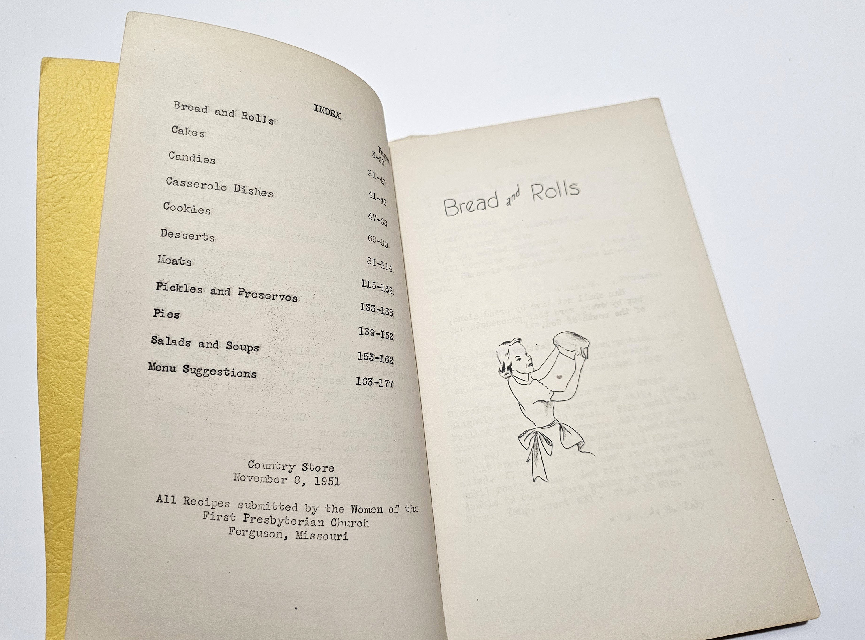 1951 Favorite Recipes - Church Ladies' Cookbook - Etsy