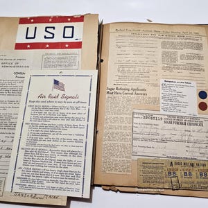 1920s -1950s Large Vintage Scrapbook - Etsy