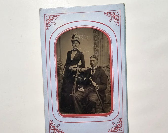1889 Tintype With Original Holder - Etsy