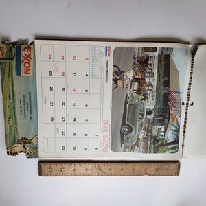 1974 Large Calendar - Etsy