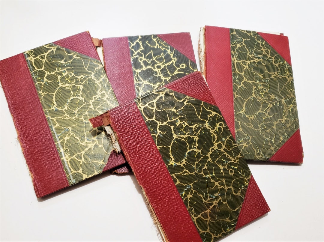 ONE SET 1916 Antique Book Covers - Etsy