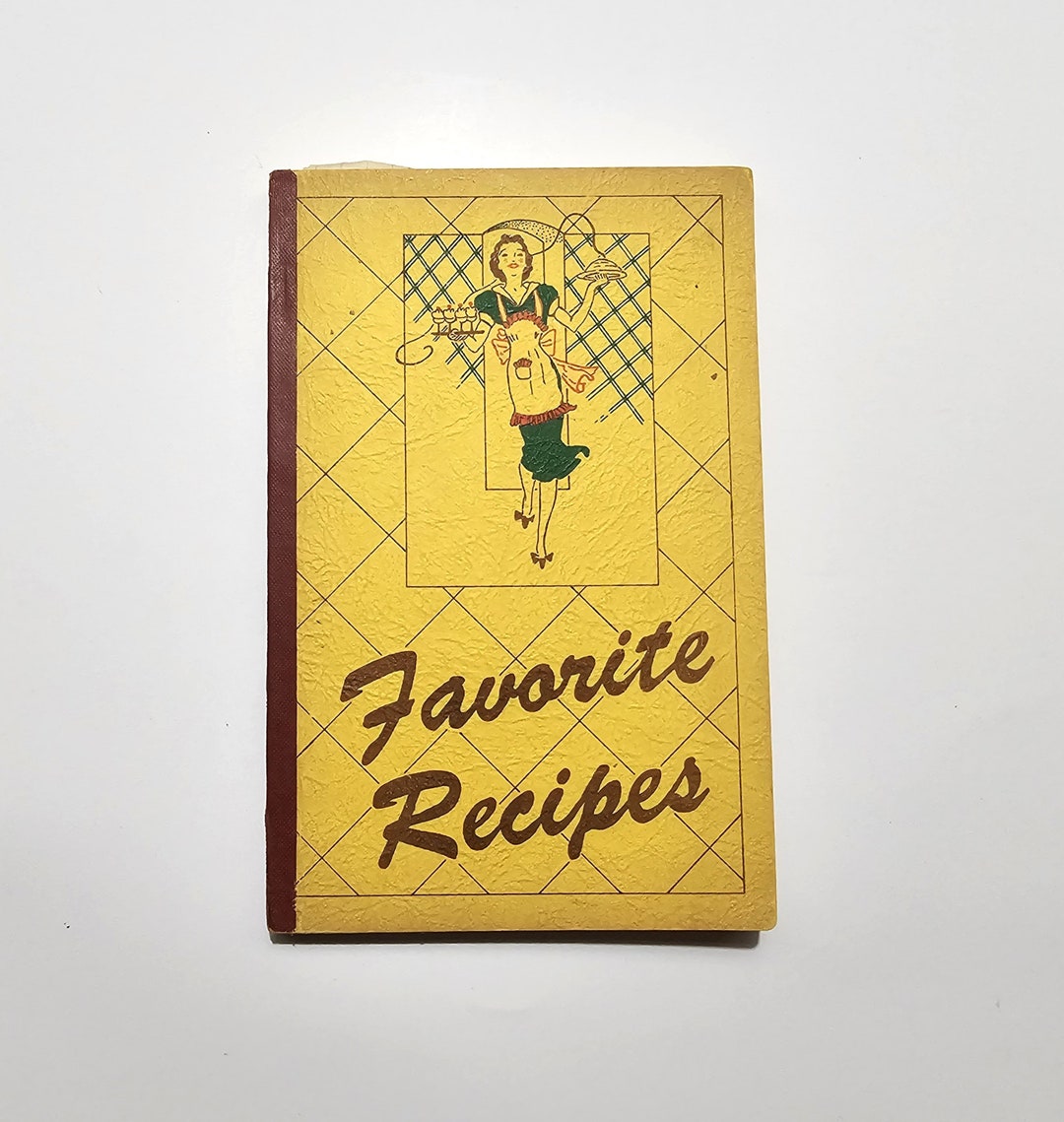 1951 Favorite Recipes - Church Ladies' Cookbook - Etsy
