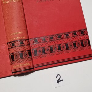 1877 Antique Red Book Covers - Etsy