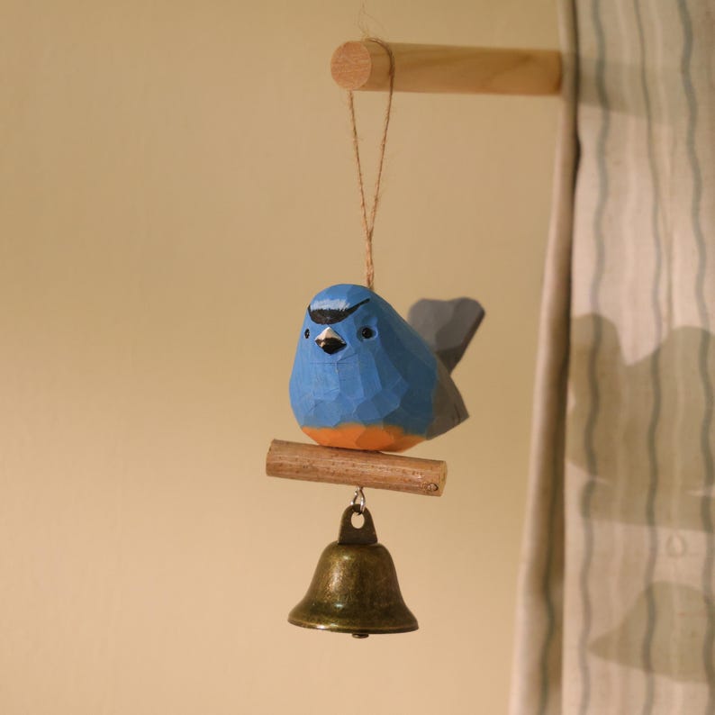 Handmade Wooden Bird Ornament, Hand Crafted Birds, Home Decor ...