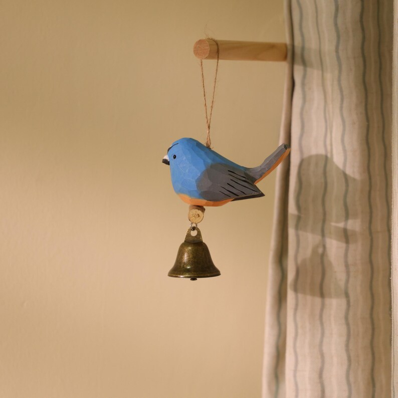 Handmade Wooden Bird Ornament, Hand Crafted Birds, Home Decor ...