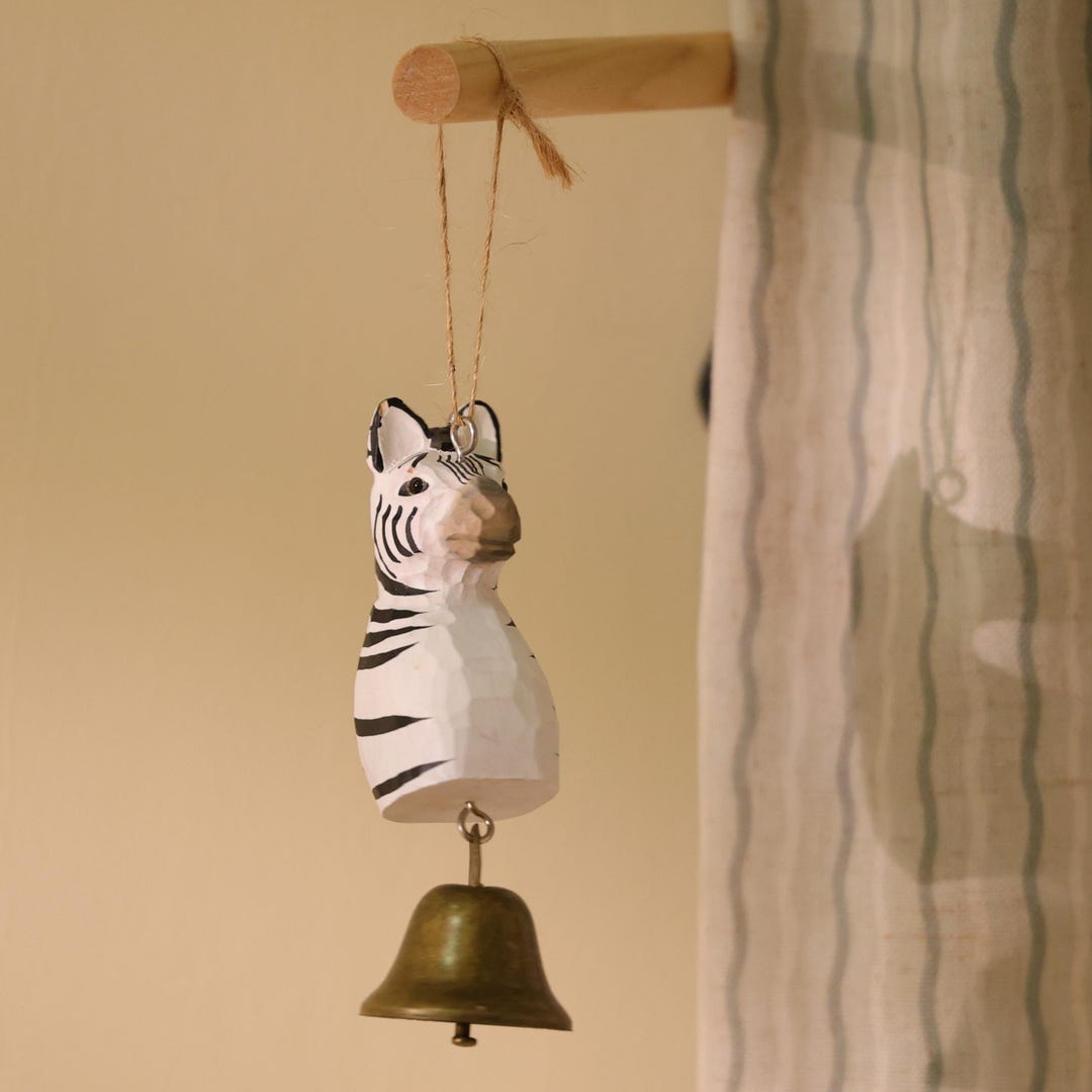 Handmade Wooden Zebra Ornament, Hand Crafted Zebra, Home Decor ...