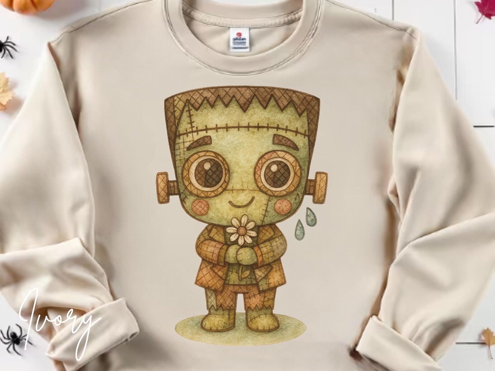 Kawaii Patchwork Frankenstein Clipart, Spooky Halloween PNG (digital ...