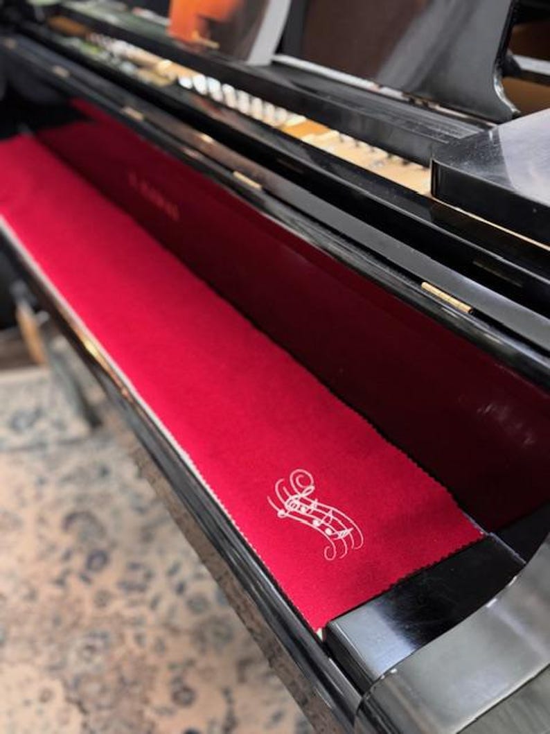 Piano Keyboard Runner - Embroidered - Etsy
