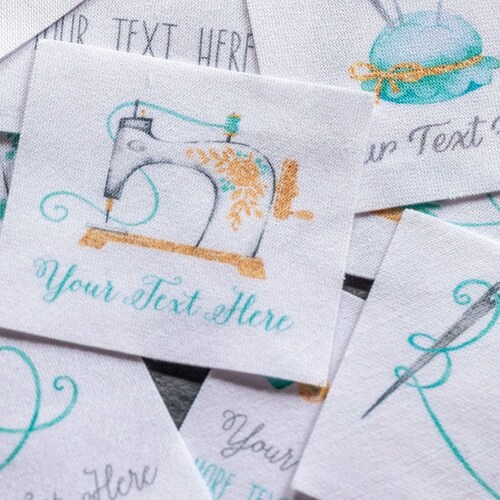 Personalized Sewing Labels for Handmade Items Custom Tags | Etsy