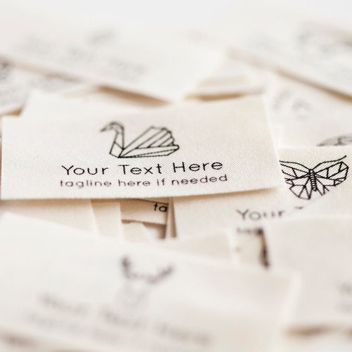 Personalized Sewing Labels for Handmade Items Custom Tags | Etsy