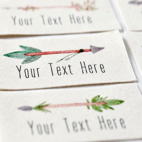Organic Cotton Sewing Labels for Handmade Items fabric Tags - Etsy