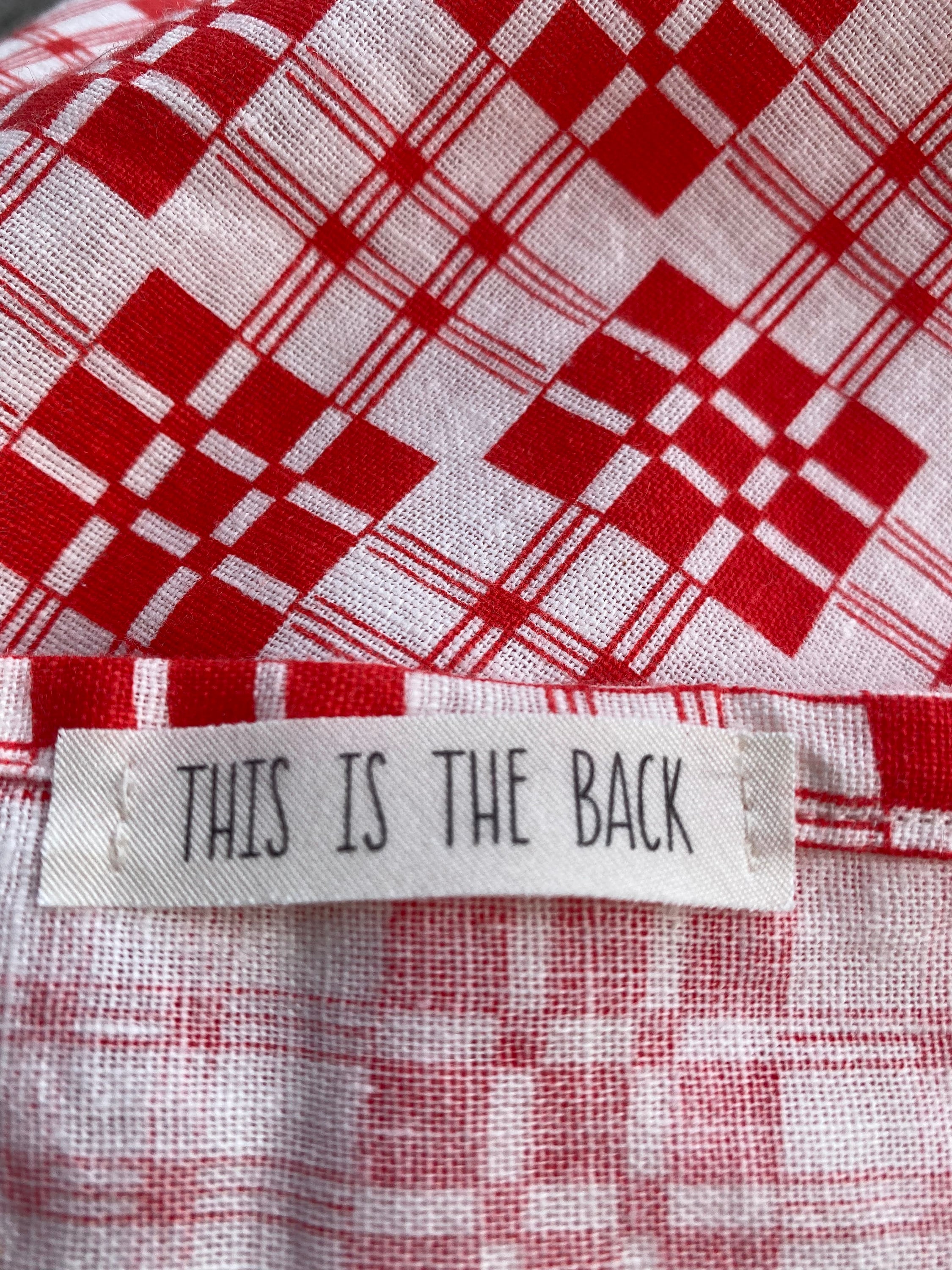 This is the Back Label Set of 10 Fabric Tags Sew in or Iron - Etsy