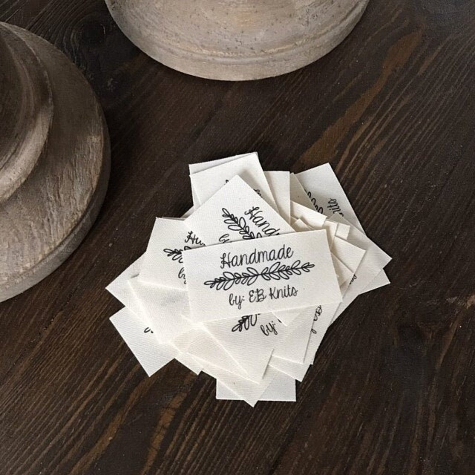 Personalized Sewing Labels for Handmade Items Custom Tags Printed on ...