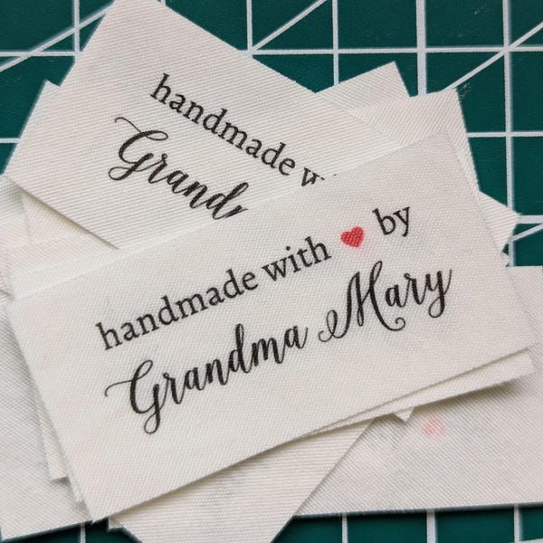 Handmade With Love Labels - Etsy