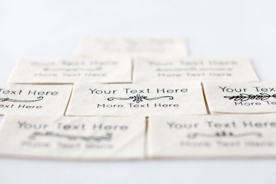 Set of 20 Personalized Labels for Handmade Items custom | Etsy