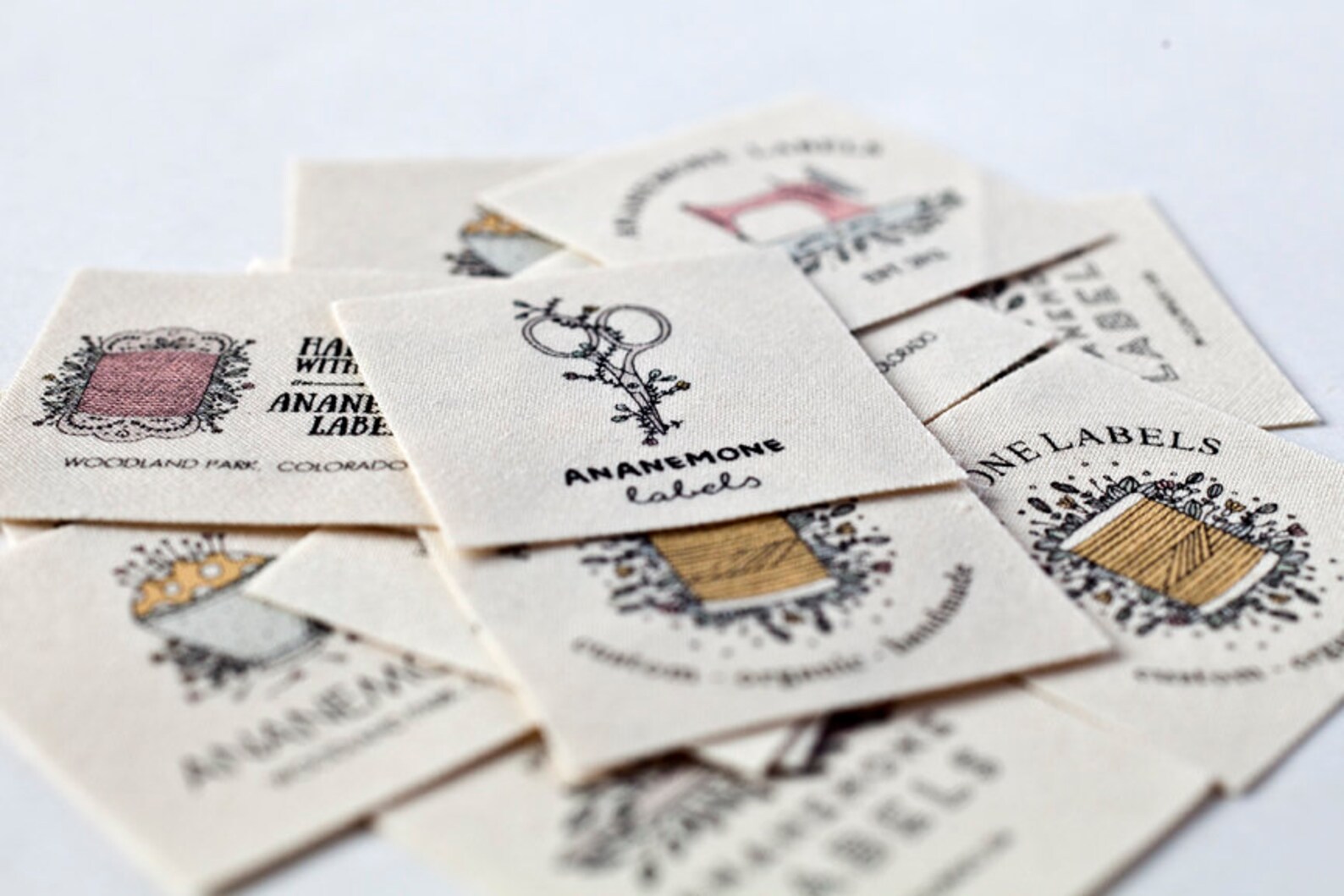Sewing Labels for Handmade Items Personalized Custom Tags - Etsy