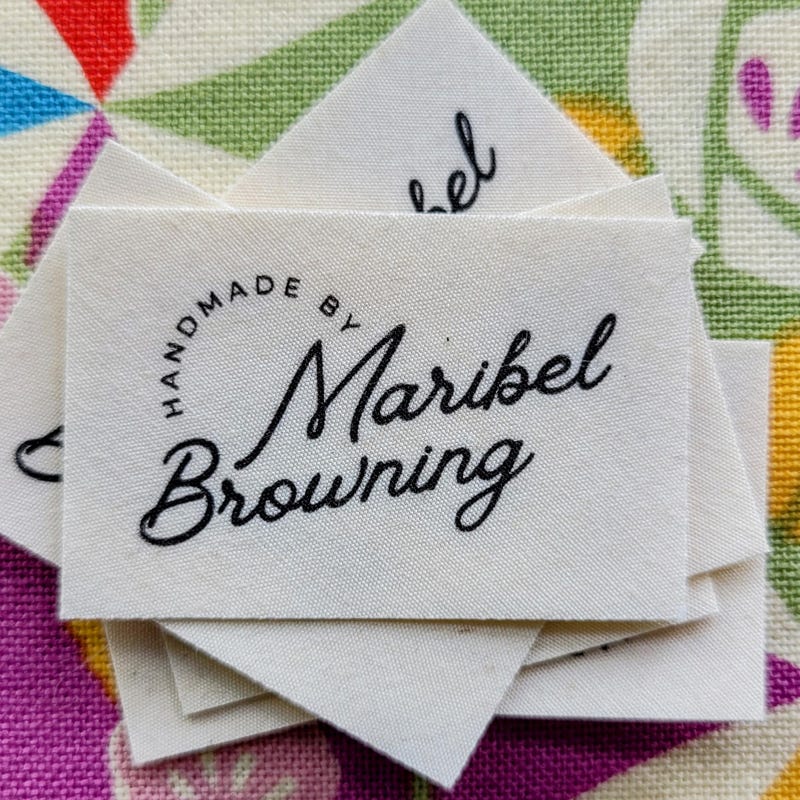 Vintage Woven Sewing Labels - Etsy