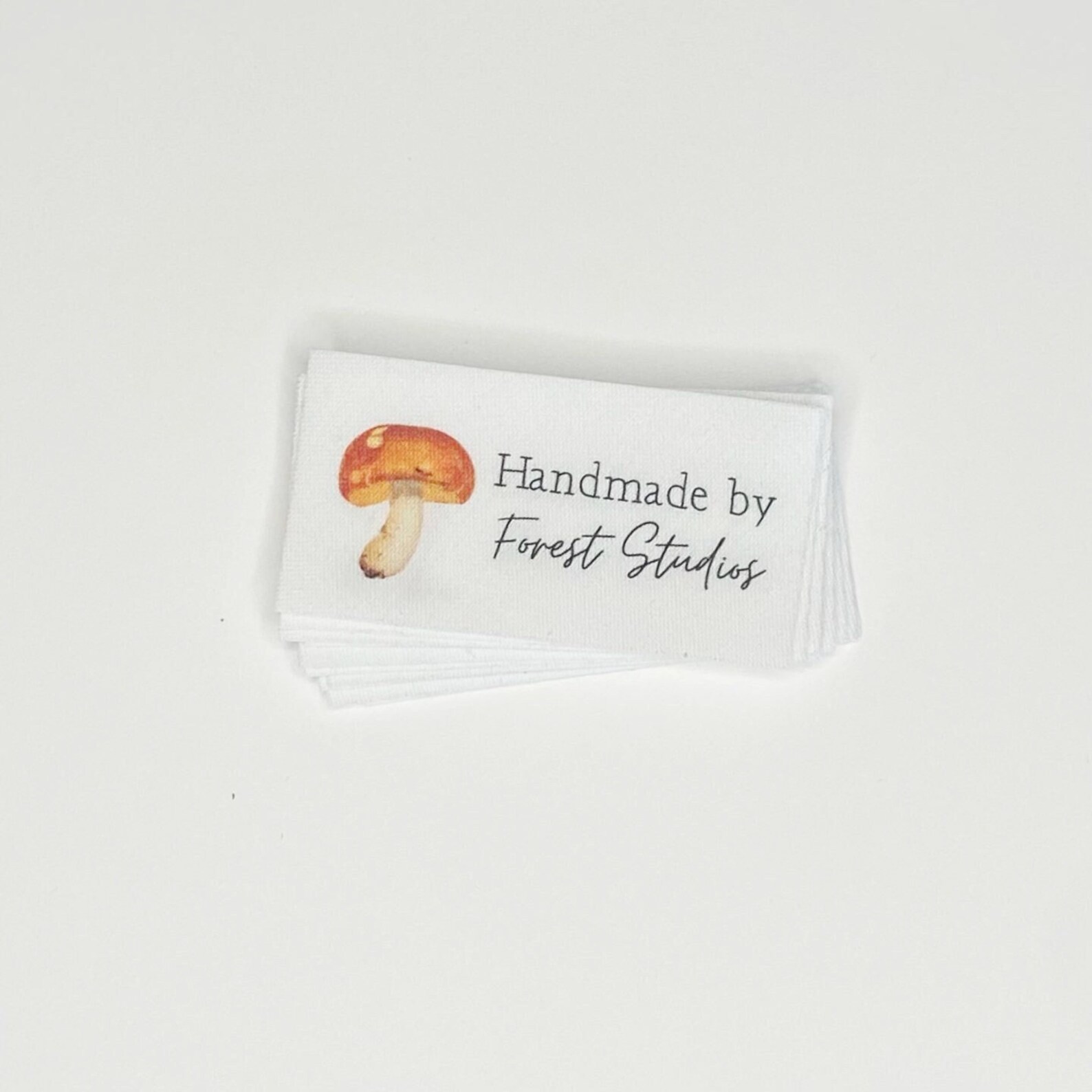 Set of 20 Watercolor Mushroom Personalized Labels for Handmade Items - Etsy