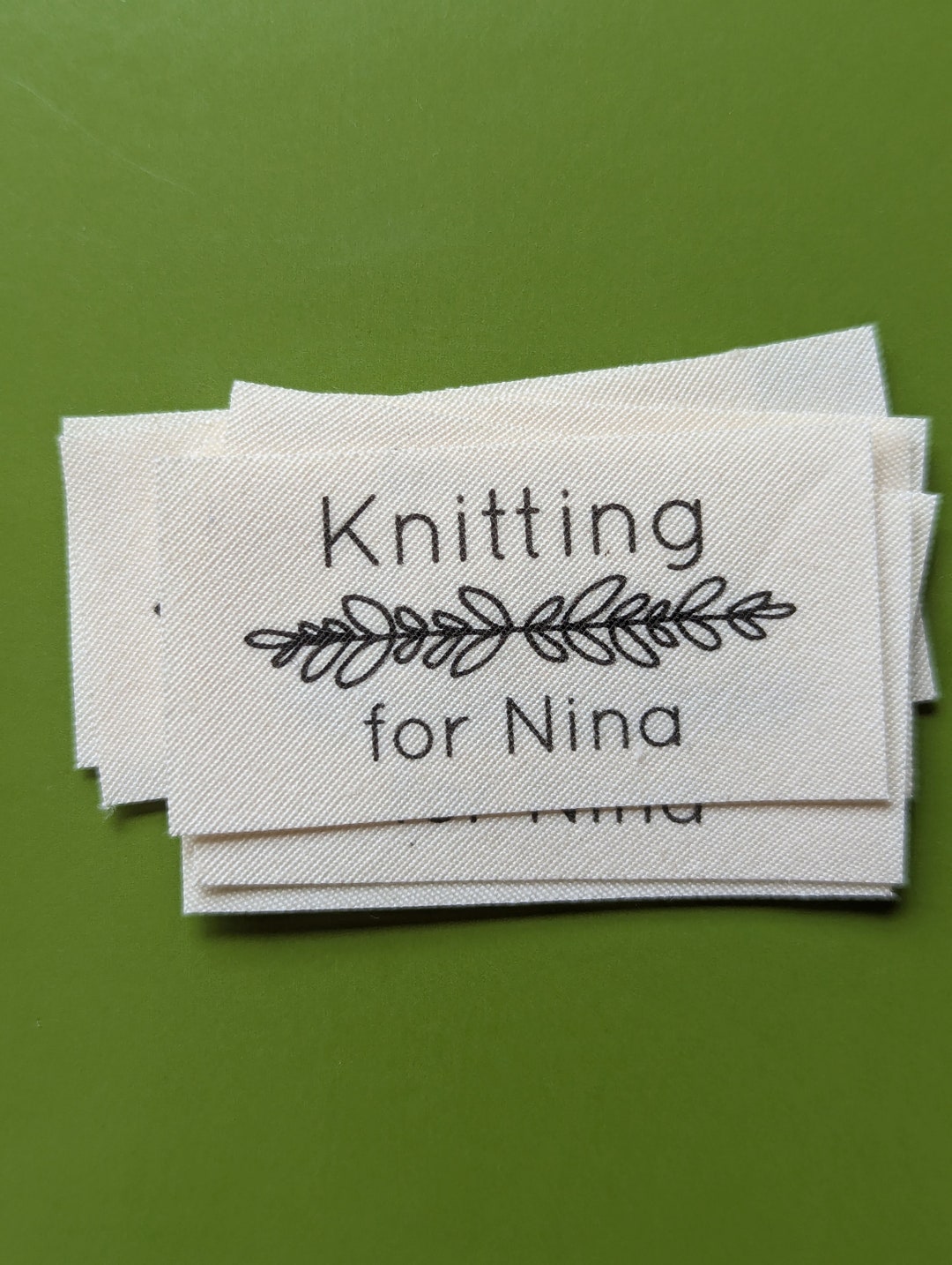 Personalized Sewing Labels for Handmade Items - Custom Tags Printed on ...