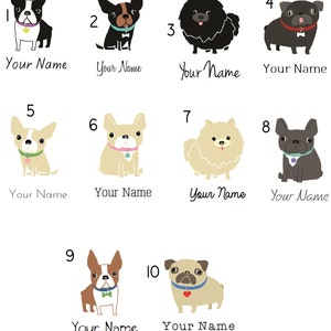 Dog Name Iron-on Labels: Personalized Organic Cotton Clothing Tags - Etsy