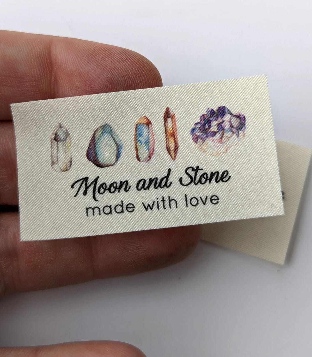 Watercolor Crystal Labels, Personalized Custom Labels for Handmade ...