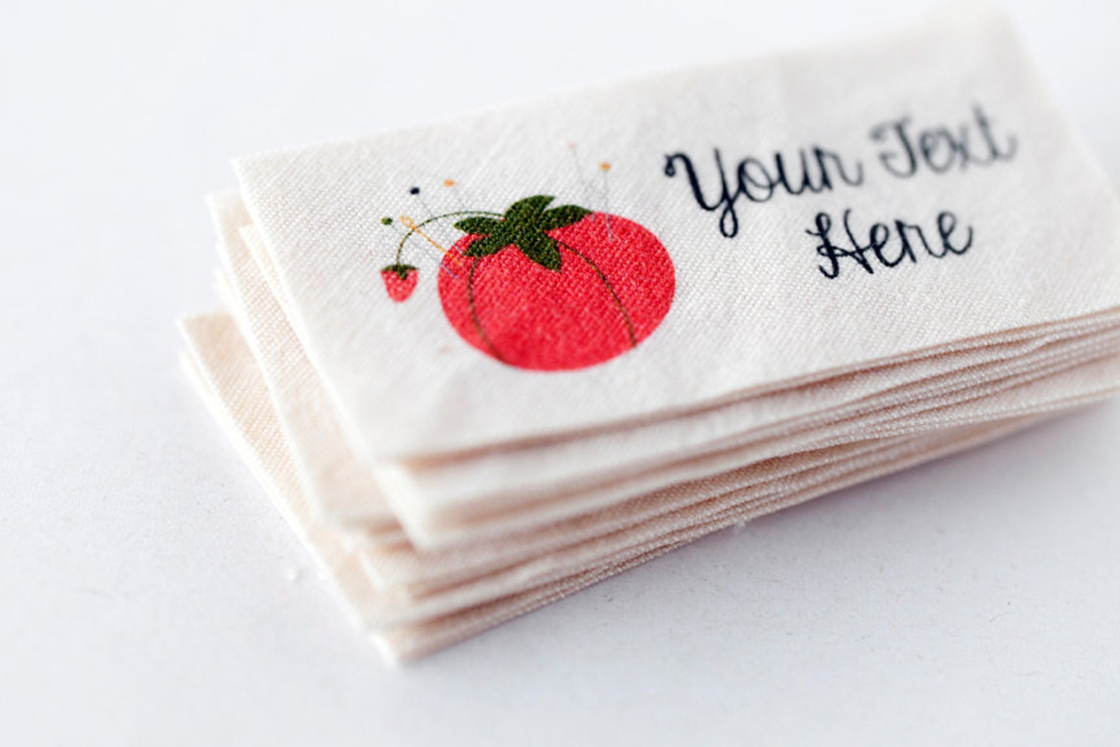 Custom Fabric Labels for Makers Sewing Logo Tags With Hand - Etsy
