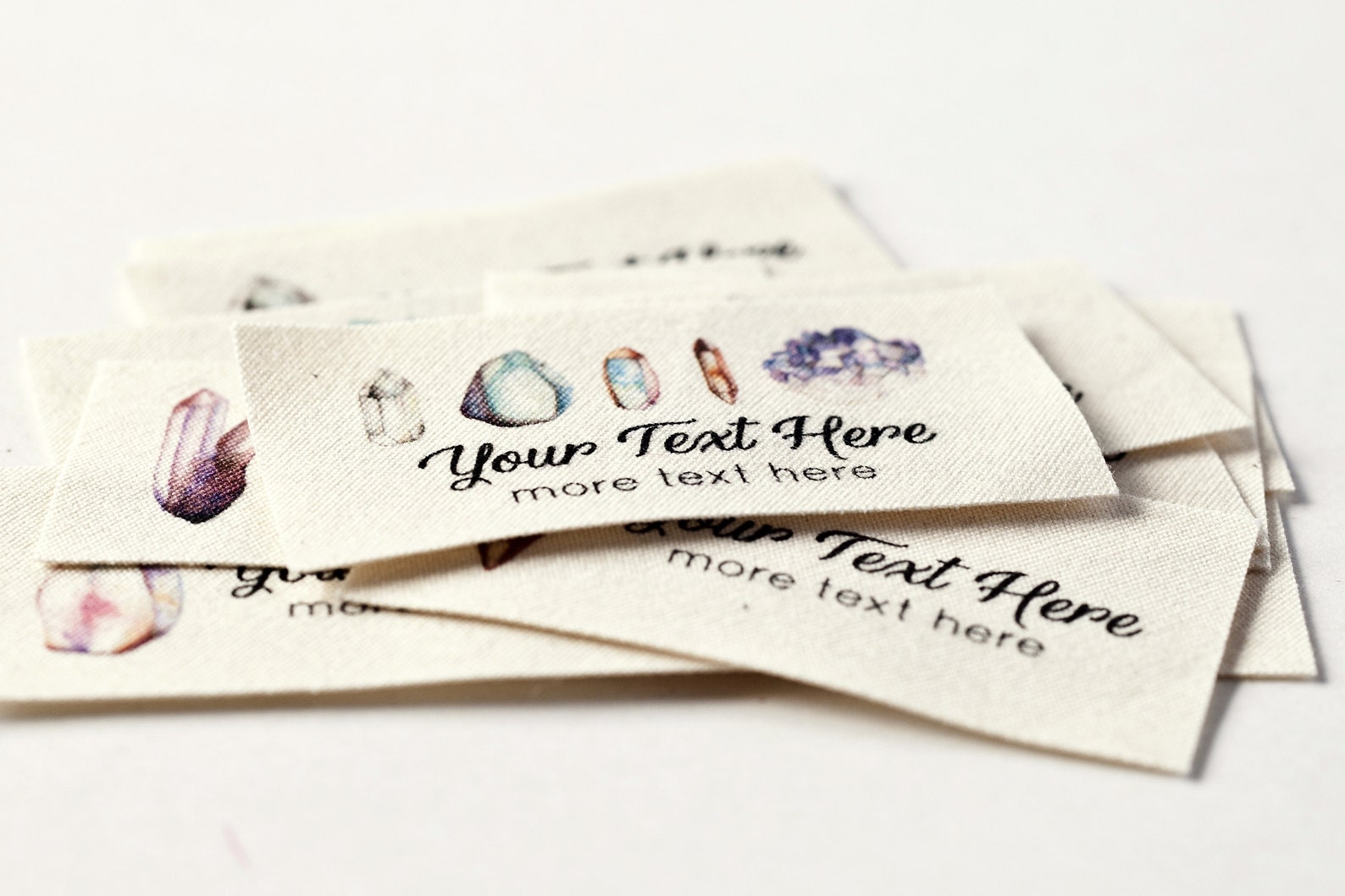 Watercolor Crystal Labels Personalized Custom Labels for - Etsy