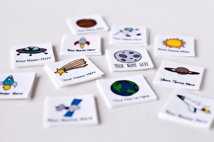 Children's Clothing Name Labels Custom Iron on Name Tags - Etsy