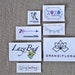 Trial Size Custom Logo Labels / Brand Labels for Handmade Items ...