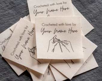 Set of 20 Personalized Labels for Handmade Items custom | Etsy