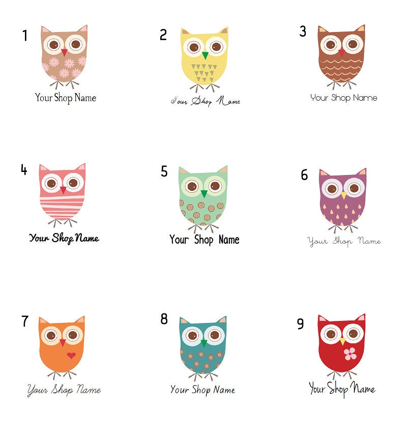 Owl Name Tags Iron on Fabric Labels Personalized Tags for - Etsy